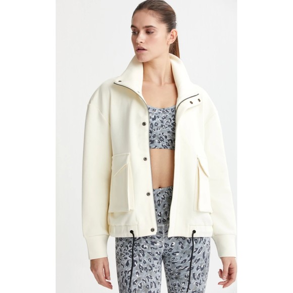 Varley | Jackets & Coats | Varley Earl Jacket 85 Papyrus Large L Coat ...